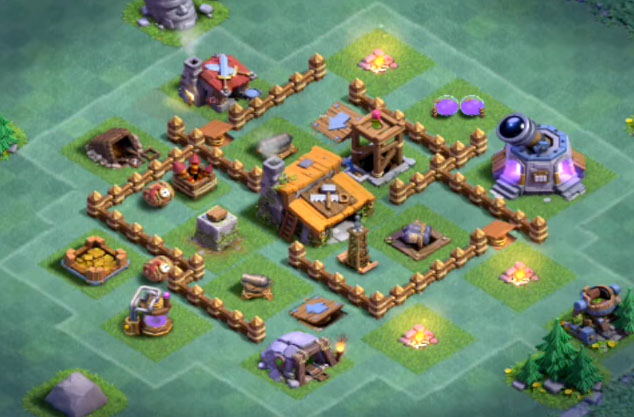 Gambar Base Aula Tukang Level 3 Clash Of Clans Terbaru - Taktik Top Eleven