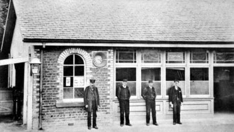 Tour Scotland: Old Photograph Railway Station Torphins Scotland