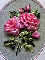 Tina's handicraft : ribbon roses