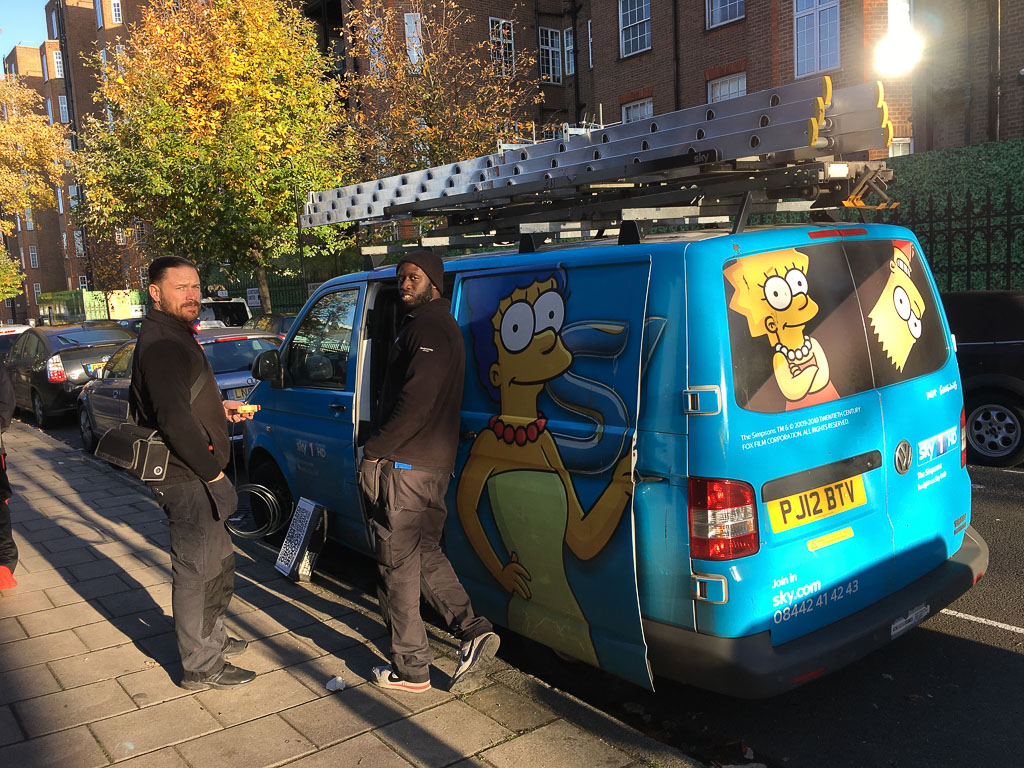 Shadows & Light: The Simpsons Van