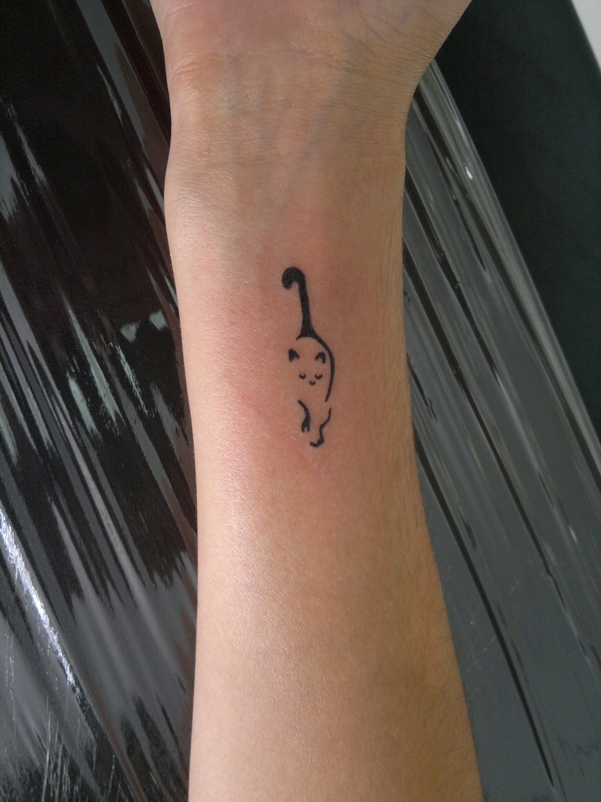 Angel´s Tattoo Art: Gato tattoo - gatinho