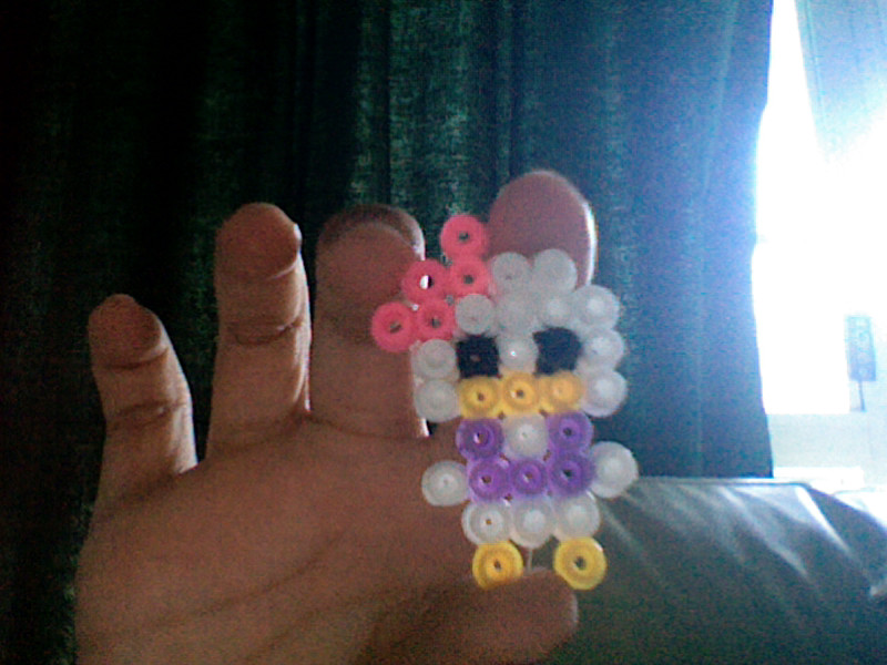 Mickey Mouse Hecho Con Pyssla Imagui