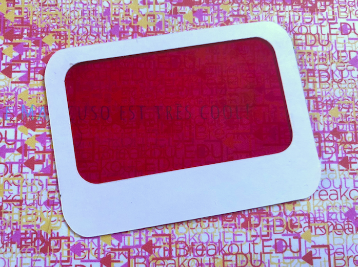 Make your own red reveal hidden messages - kotibomb