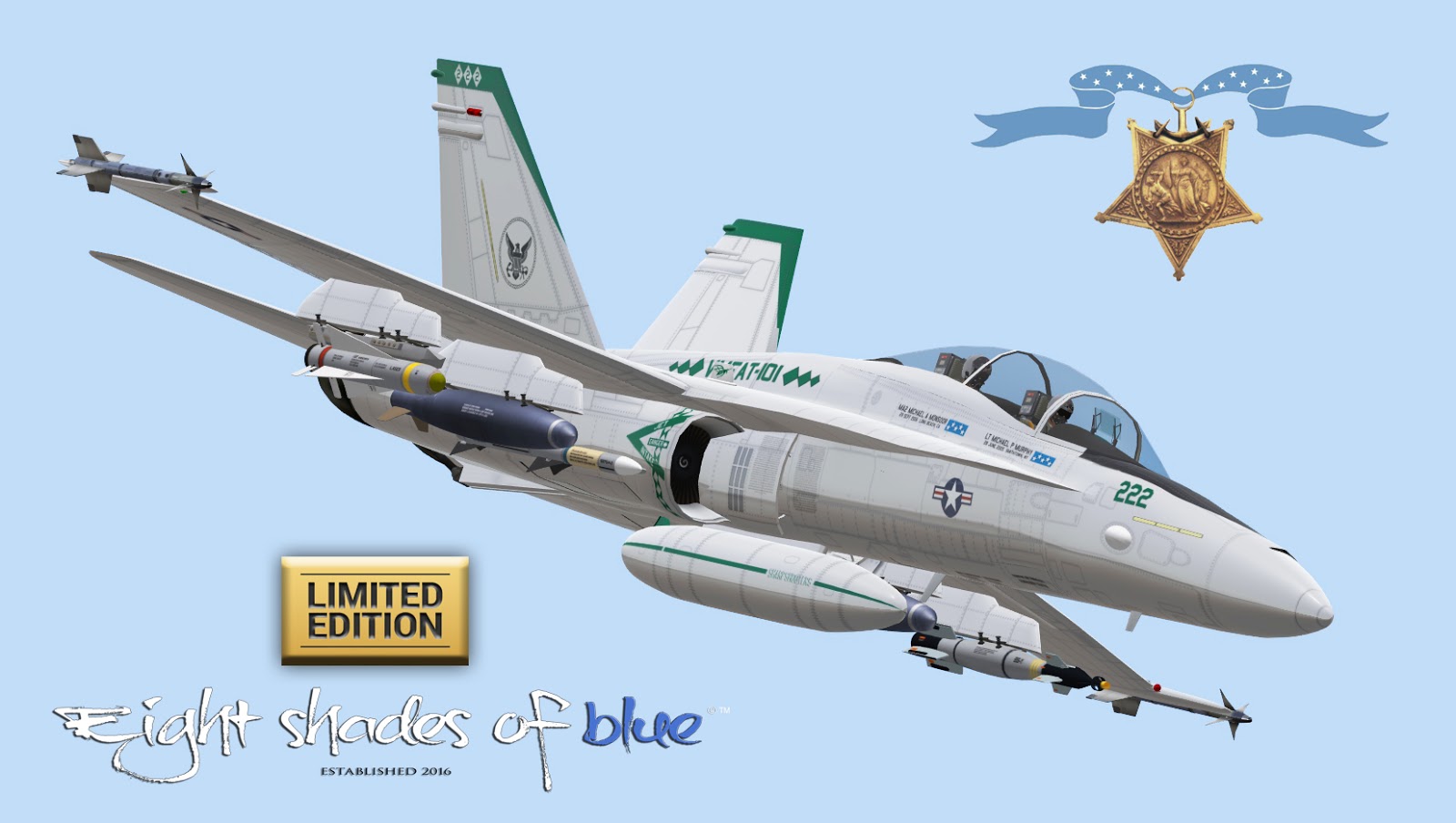 Eight Shades of Blue: First Look: VMFAT-101 Medal of Honor Limited Edition!