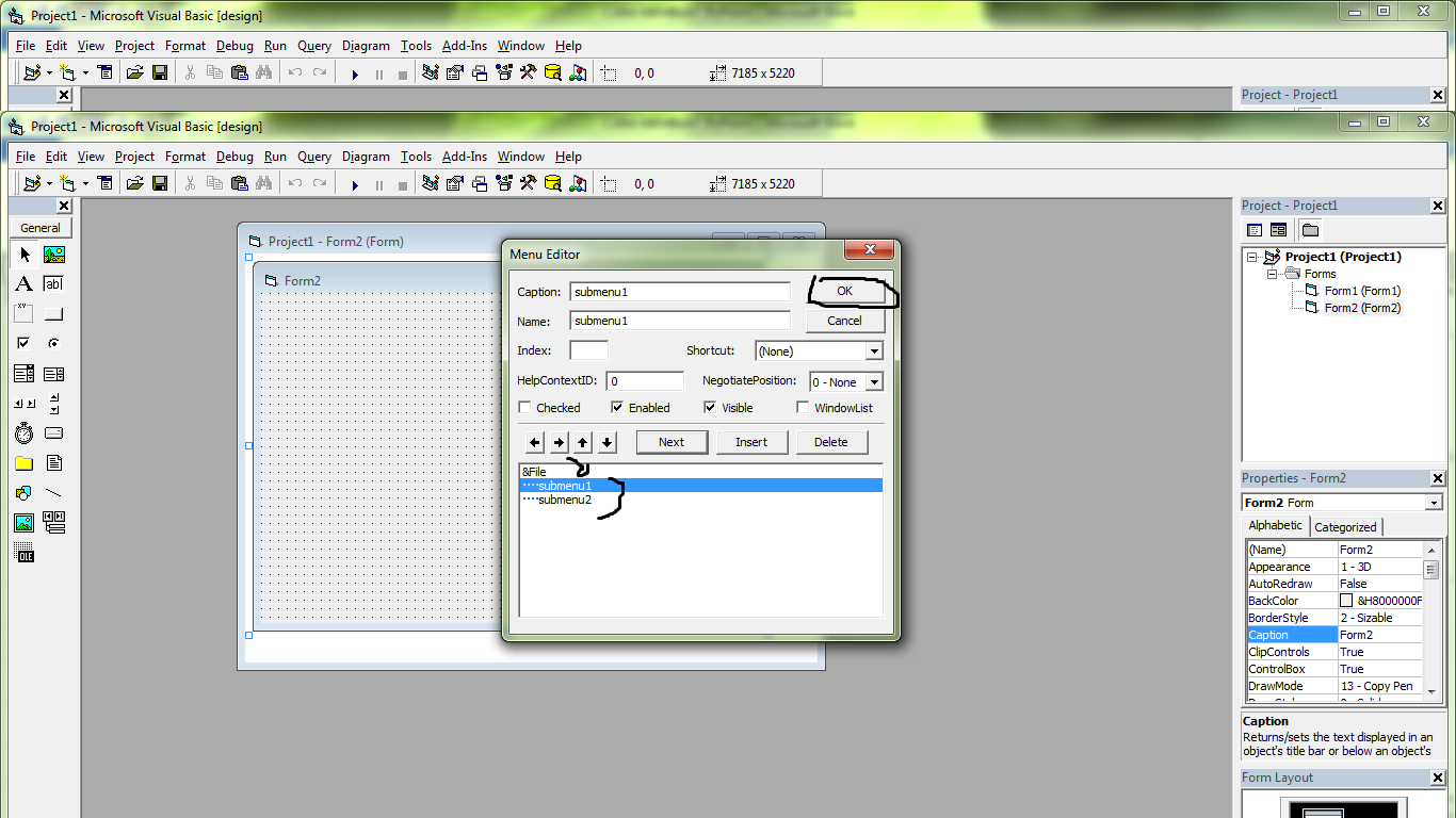 CARA MEMBUAT MENU EDITOR DENGAN VISUAL BASIC 6.0 Update terbaru ... CARA MEMBUAT MENU EDITOR DENGAN VISUAL BASIC 6.0 Update terbaru ...