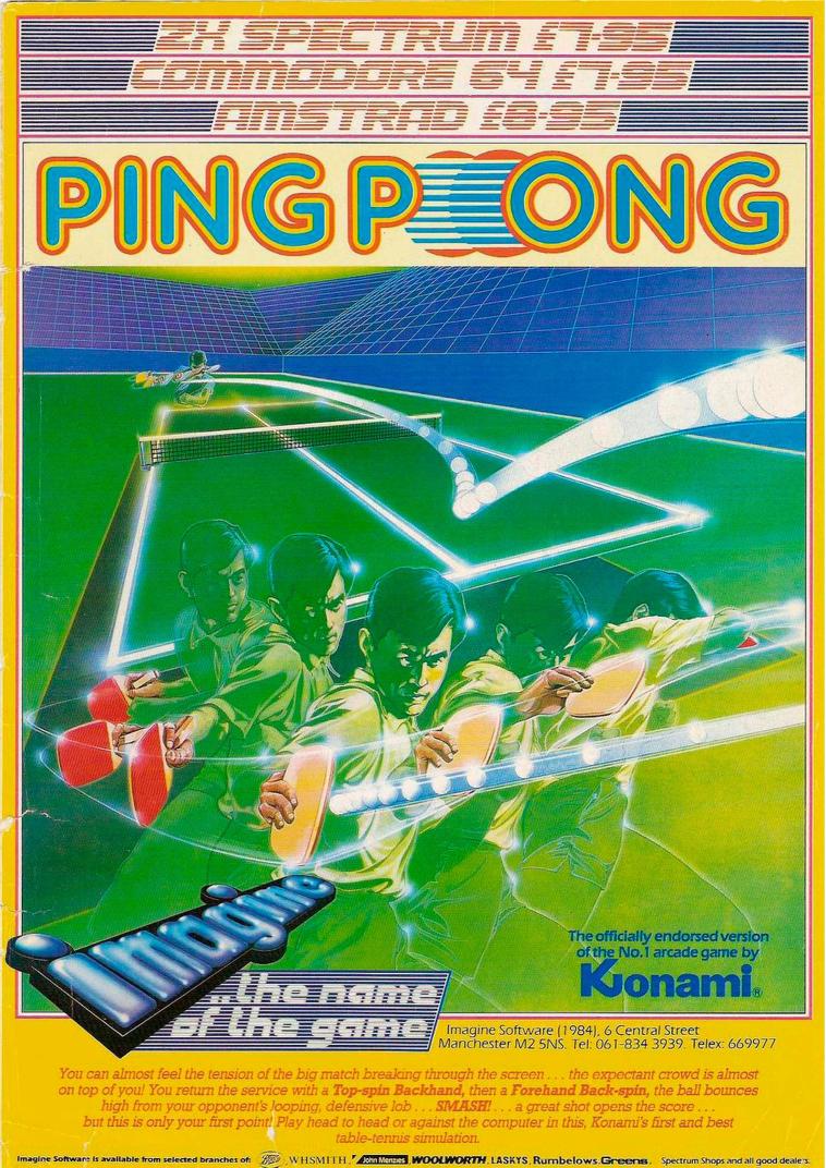 Informatica Viejuna: Ping Pong, de Konami