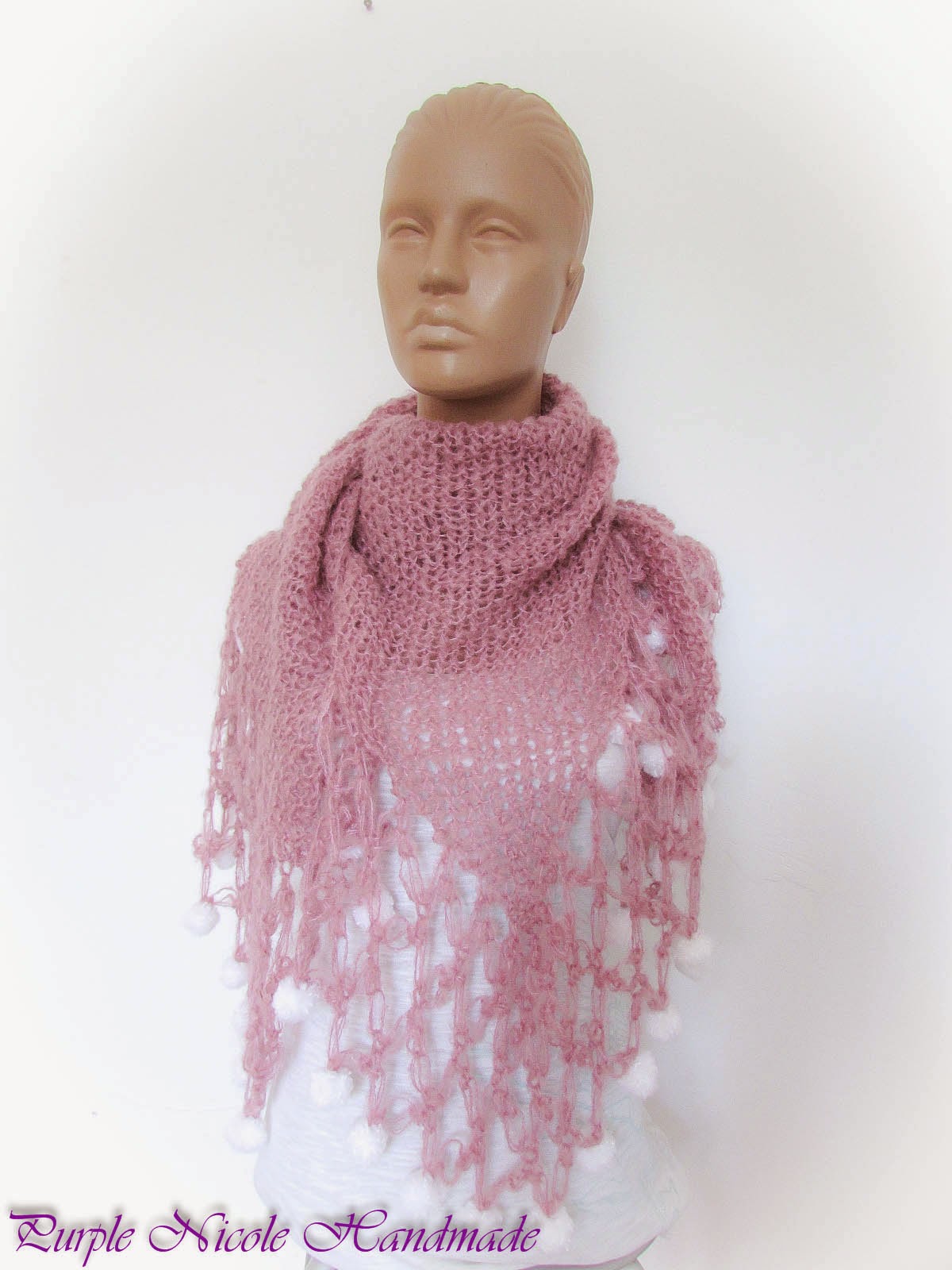 Purple Nicole`s Handmade: Fulare / Saluri crosetate din fir mohair