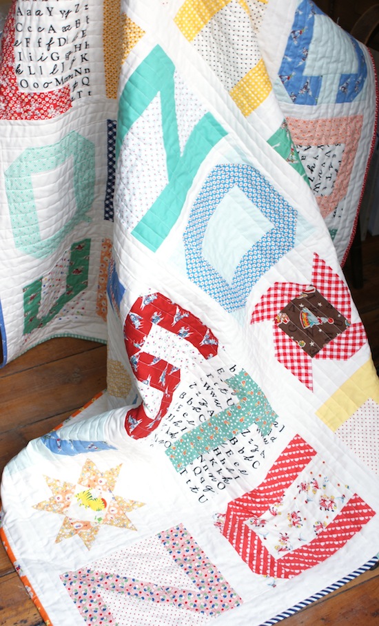 Spell It With Moda Quilt: Finished