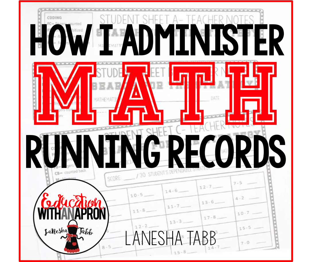 How I Administer Math Fact Running Records - LaNesha Tabb - Writing ...