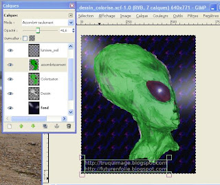 Le blog du truqueur d'images: Coloriser un dessin au crayon avec The Gimp