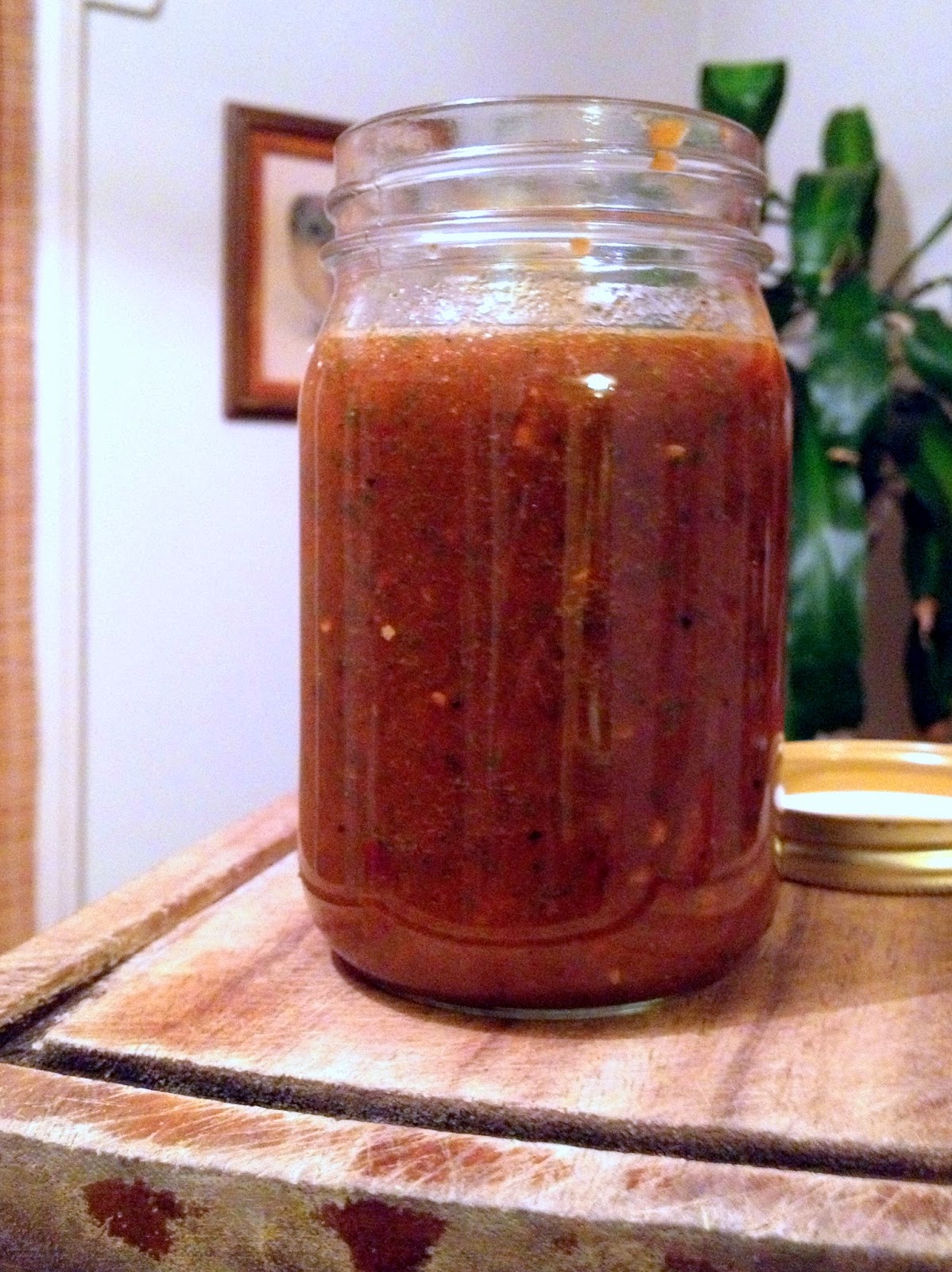 Keep the Peas: SPICY ROASTED TOMATO AND CHILE SALSA: SALSA QUEMADA