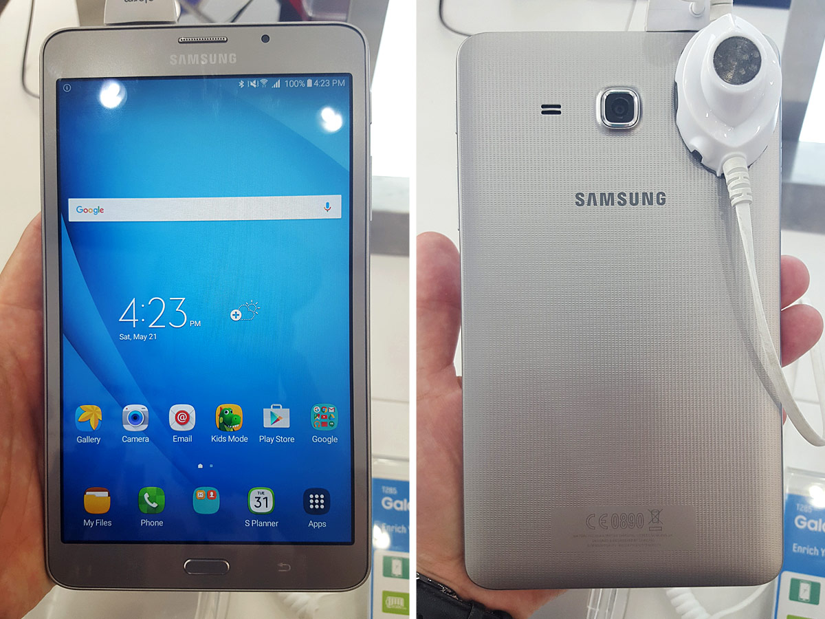 Samsung / マレーシアにおいて「Galaxy Tab A 2016 7.0 SM-T285」を発売開始 / 端末外観画像レビュー