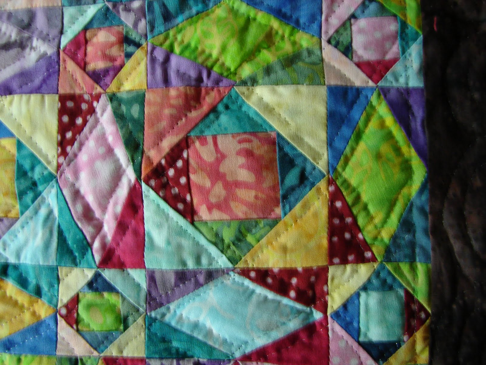 Crystal Prisms - The Facets of Our Lives: Storm at Sea Quilt