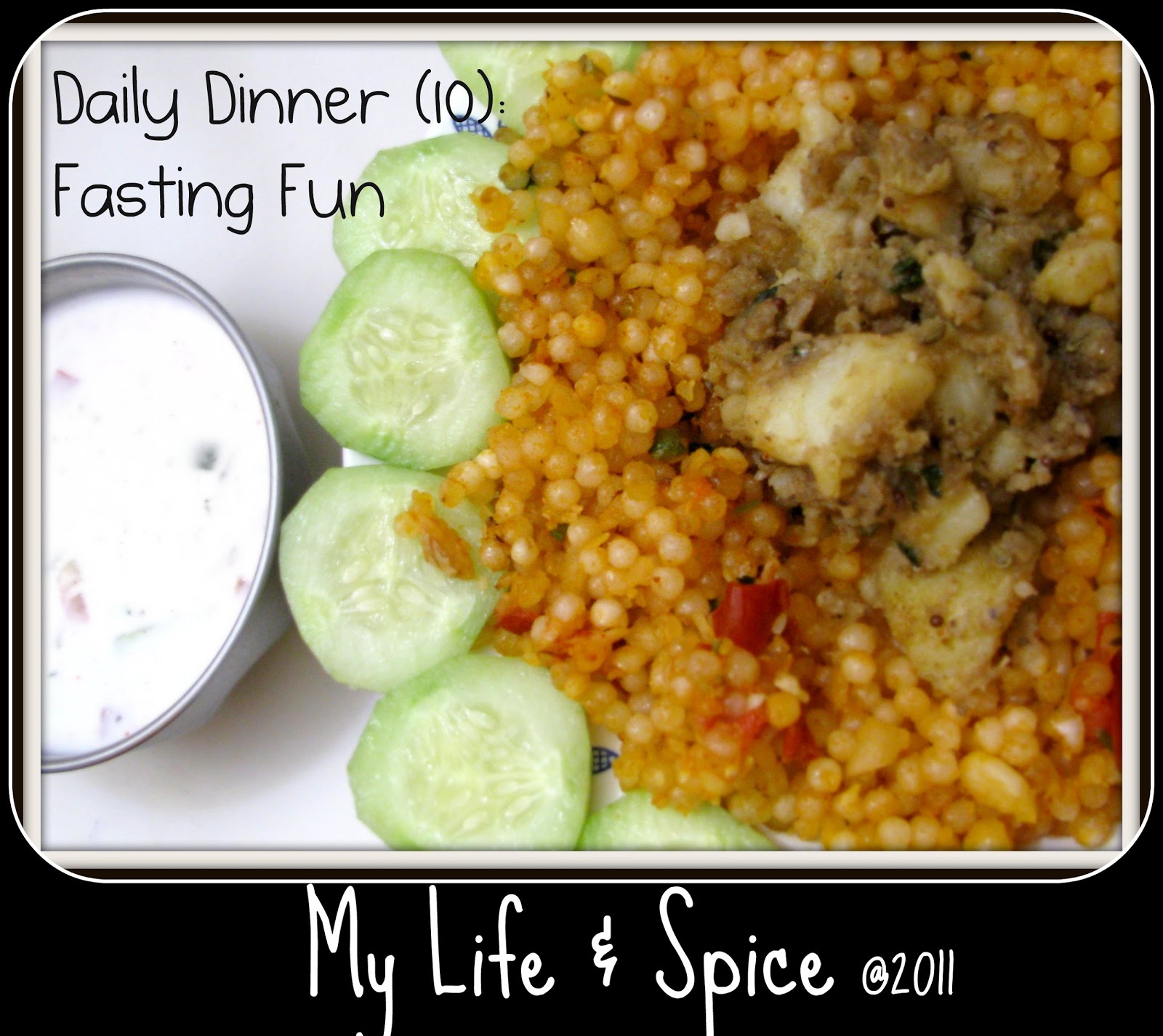 My Life and Spice: Daily Dinner Series