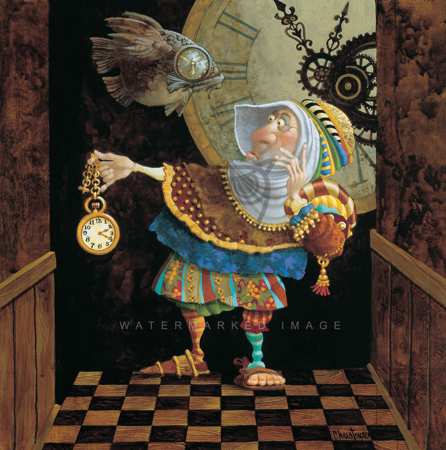 Art After Dark: New James Christensen Art - Tempus Fugit (Time Flies ...