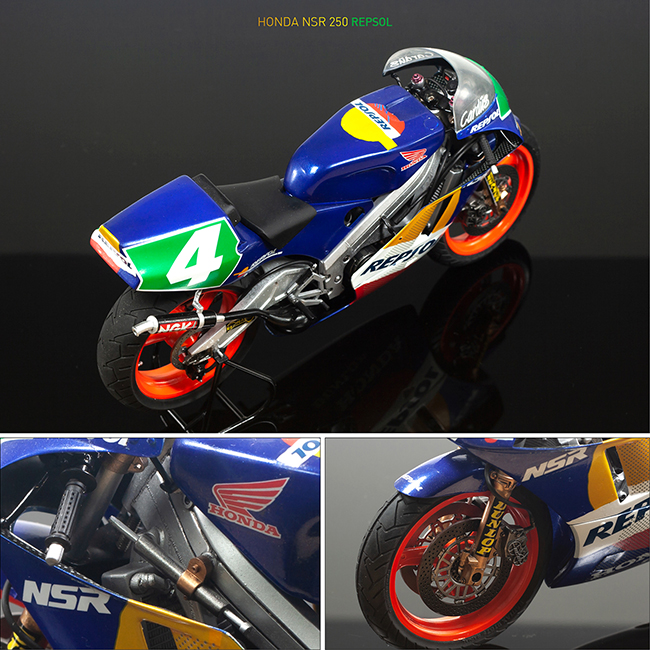 [TAMIYA] HONDA NSR 250 REPSOL / 혼다 NSR 250 - dcomplakor