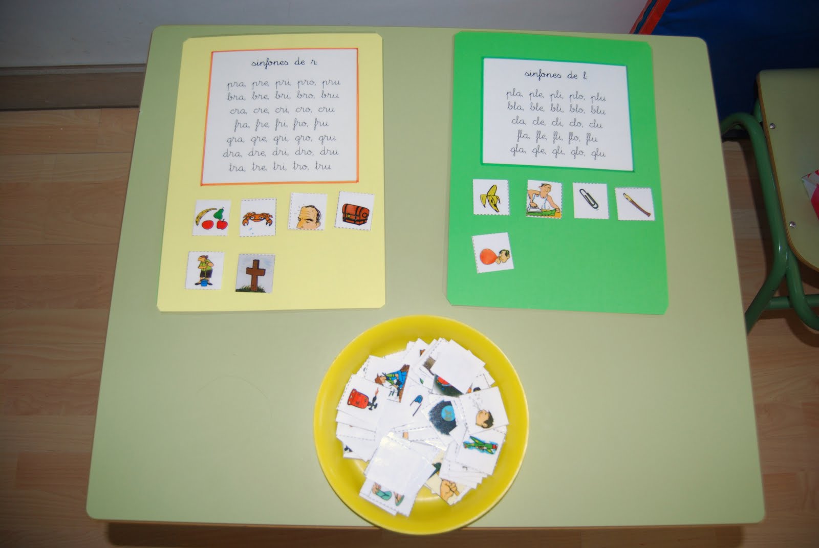 El baúl de A.L: Juego con los Sinfones de /l/ y /r/