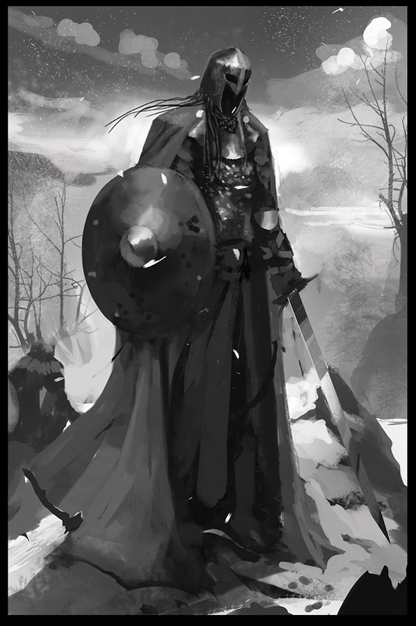 Warriors in art: Uhtred Ragnarsson by Juhani Jokinen