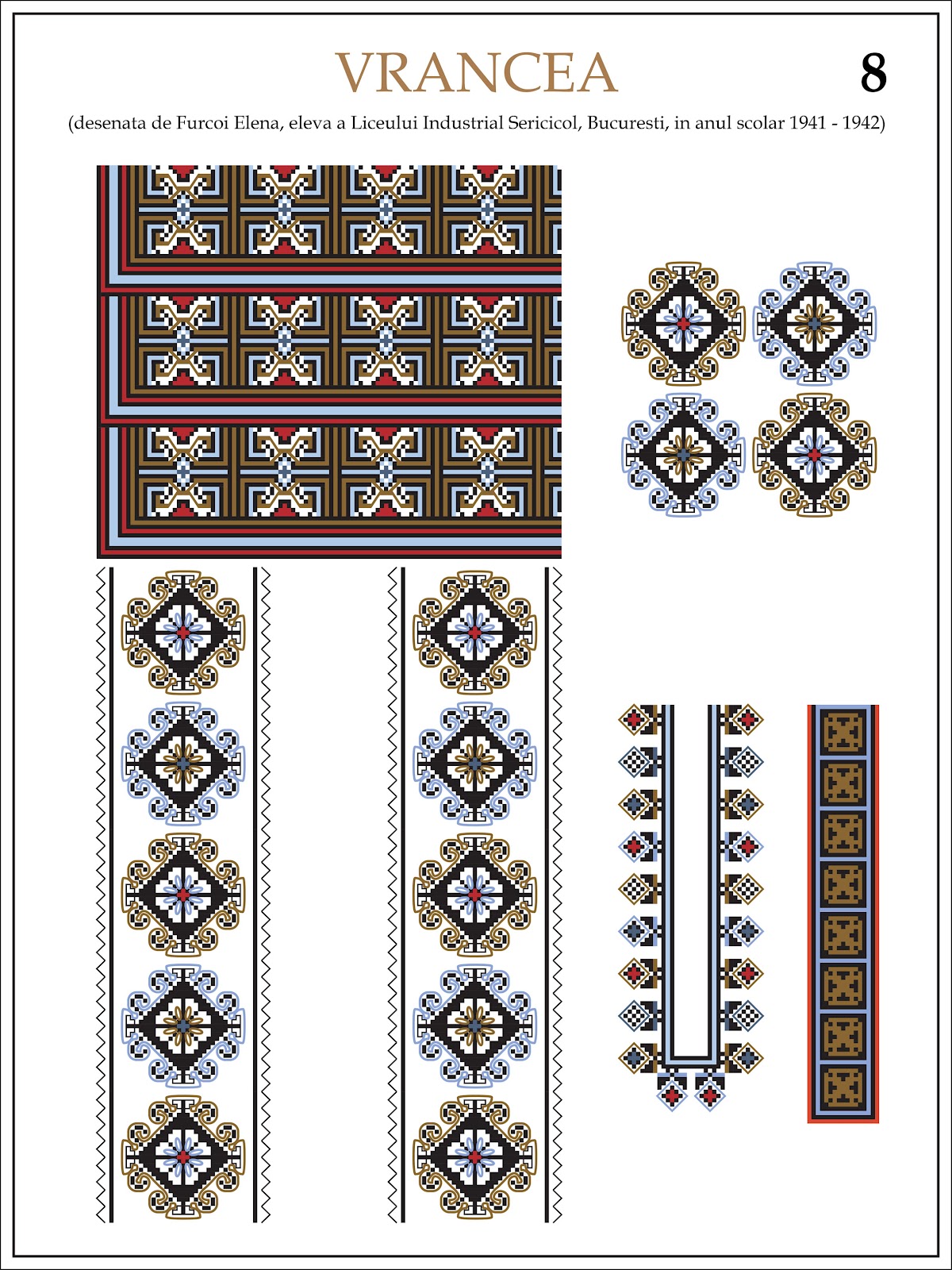 Semne Cusute: ie din VRANCEA (8)