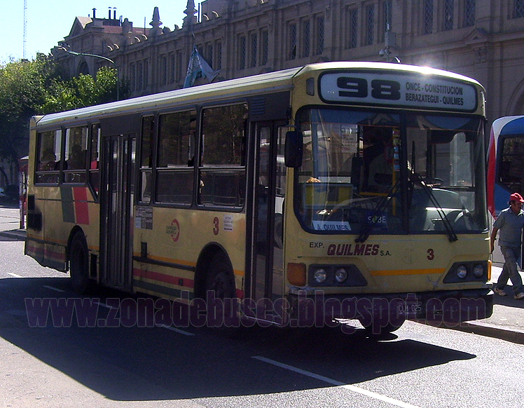 Colectibus - Zona de Buses: LINEA 98
