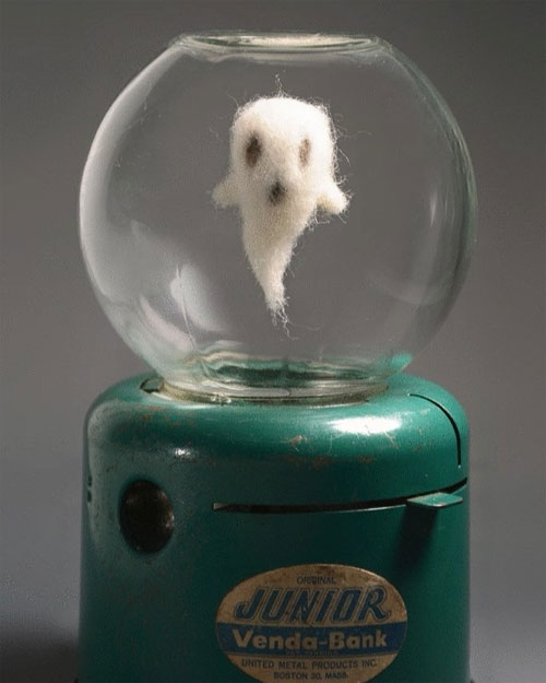 My Owl Barn: Happy Halloween! + Spooky Sculptures by Dena Seiferling