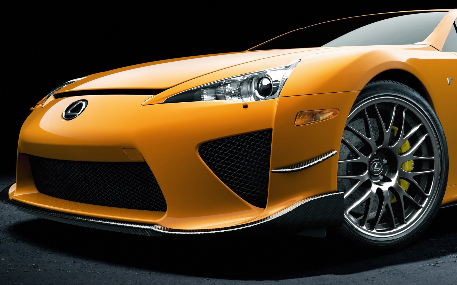 2012 Lexus supercars orange LS wallpaper ~ The Wallpaper Database