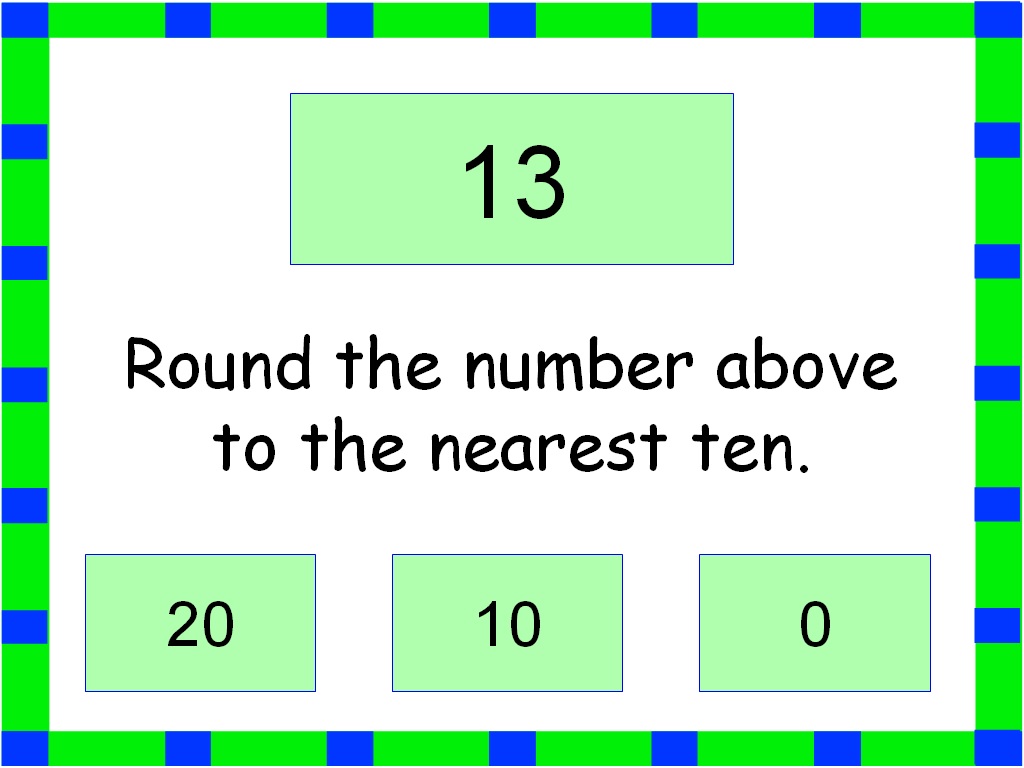 Student Survive 2 Thrive: Math Practice: Round to the Nearest Ten