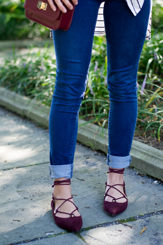 How To Wear Stripes With Plaid - Chasing Cinderella