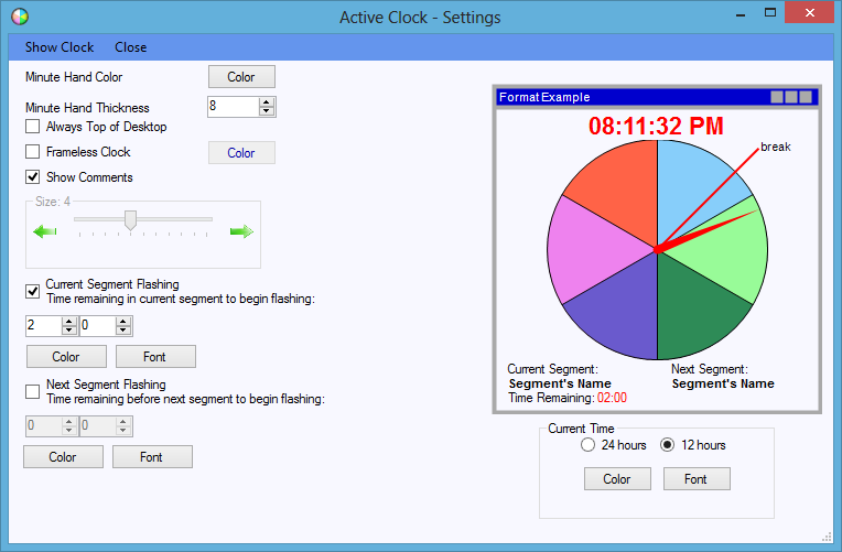 BCC » Tutorials : Active Clock