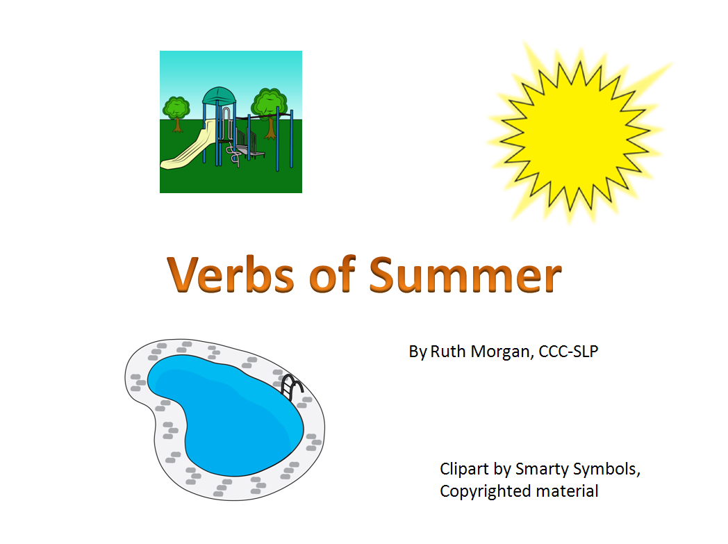 Chapel Hill Snippets: Verbs of Summer--Free Printable Interactive book