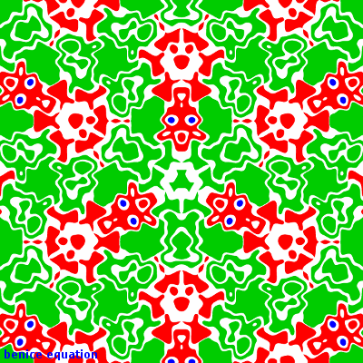 Fun math art (pictures) - benice equation: Monster Tessellation (2)