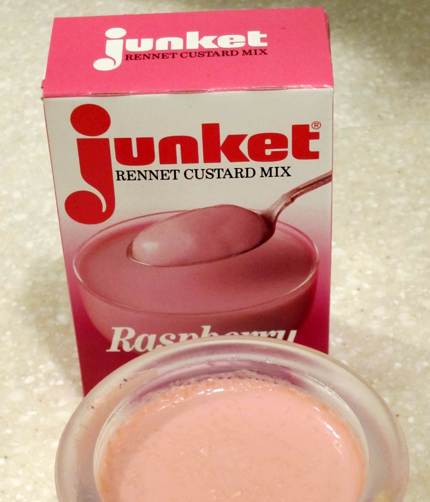 Serendipity: Mom made Junket for dessert!