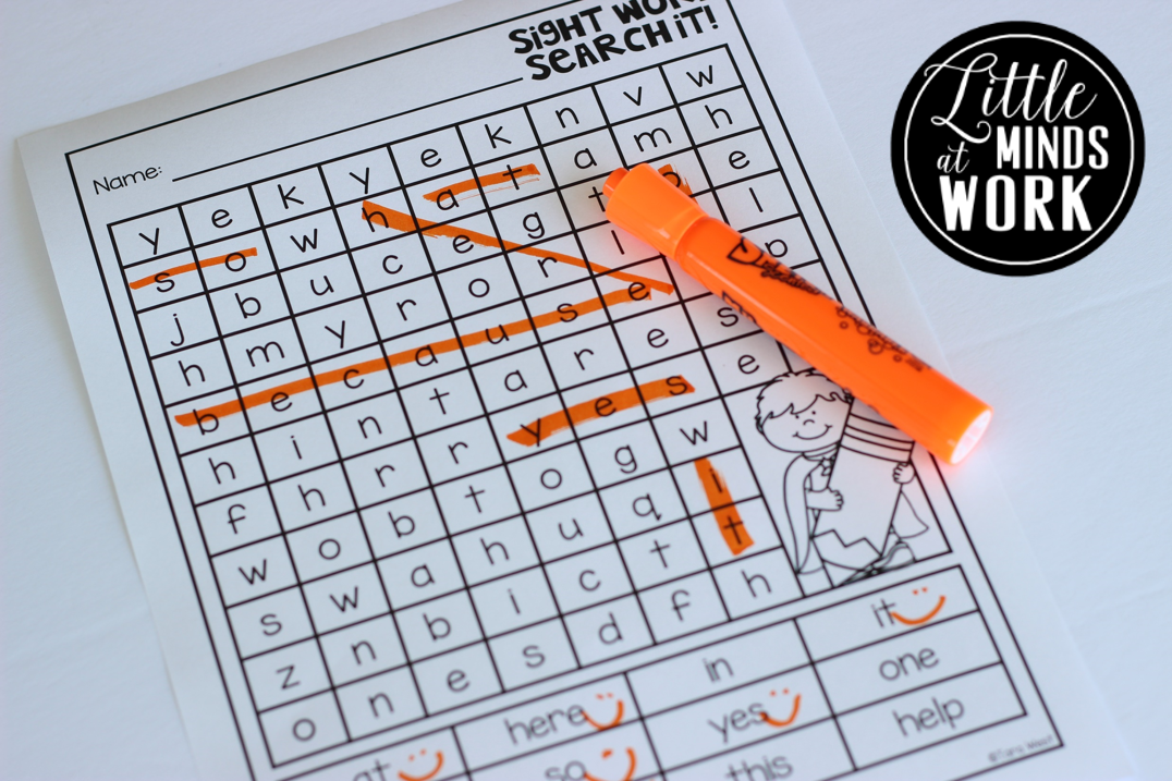 All About SIGHT WORDS - Little Minds at Work