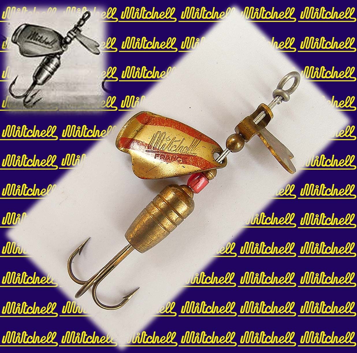 Artesanías que pescan: Perca - Spinner doble hoja