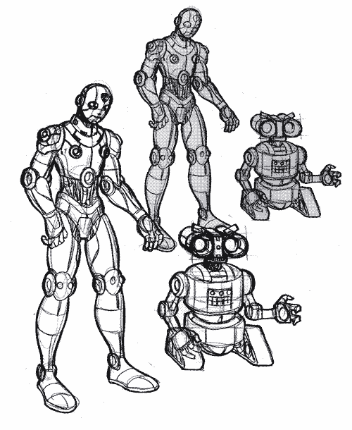 Sci-Fi - How to Draw Robots Final