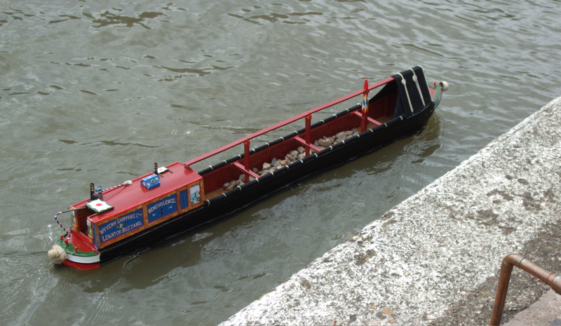 Halfie: Benevolence is a model narrowboat