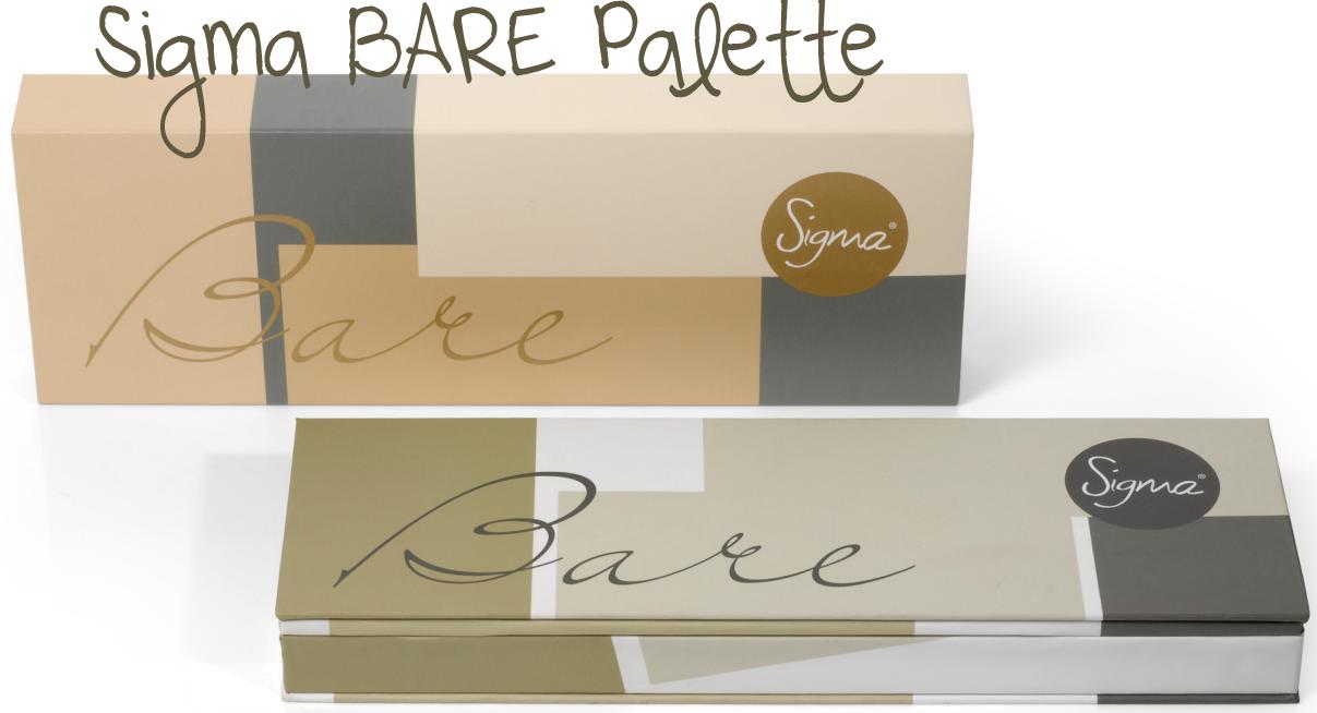 Mela Makeup: Sigma: new eyeshadow palette "BARE - FLARE - DARE"