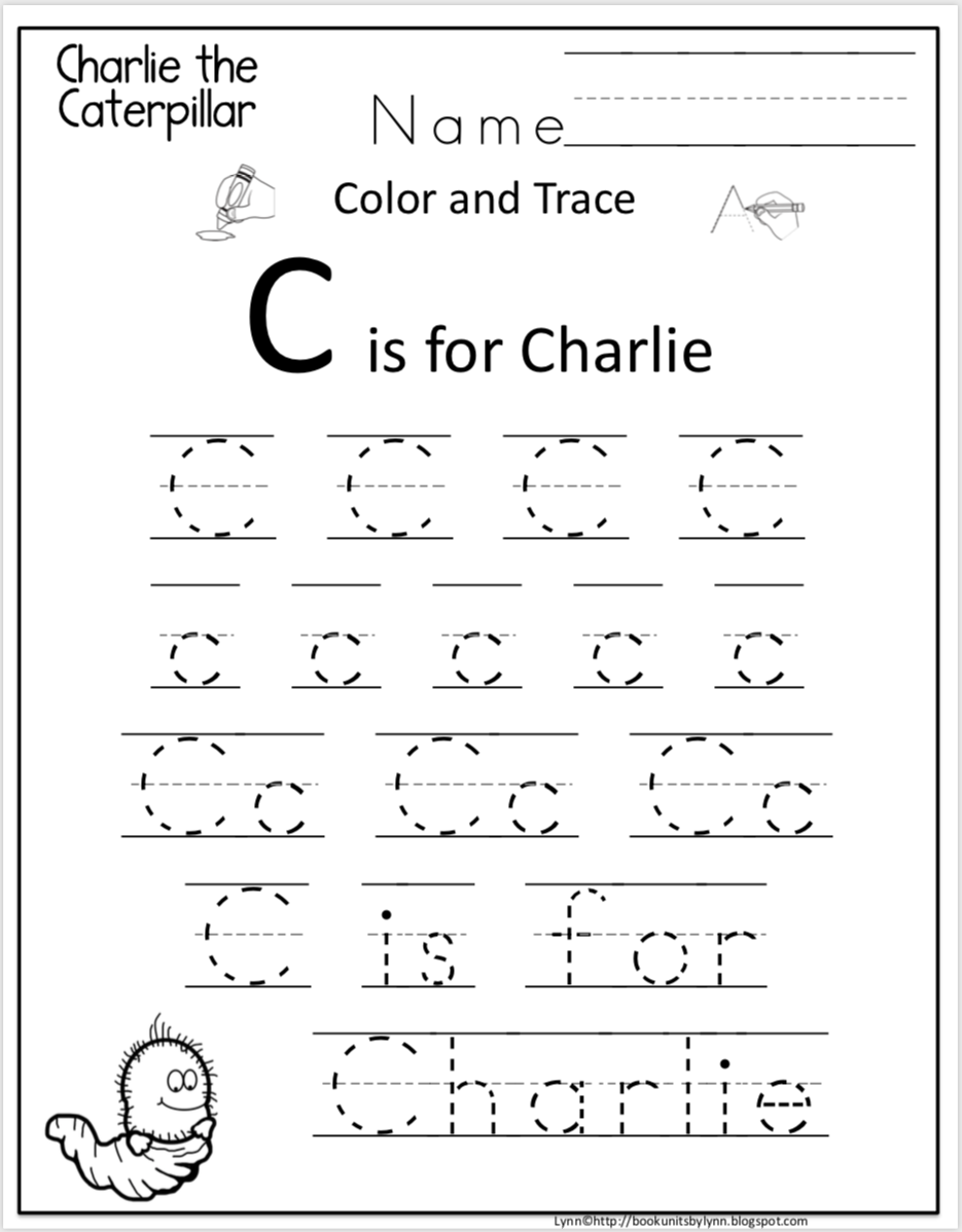 CHARLIE THE CATERPILLAR BOOK UNIT ~ Book Units by Lynn
