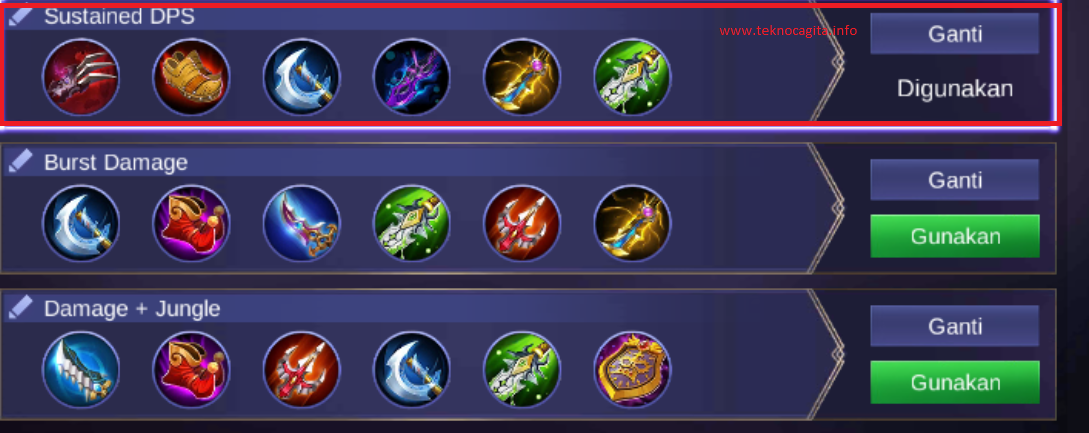 Build Item Hero Lesley Full Damage Di Mobile Legends Terbaru - Tutorial ...