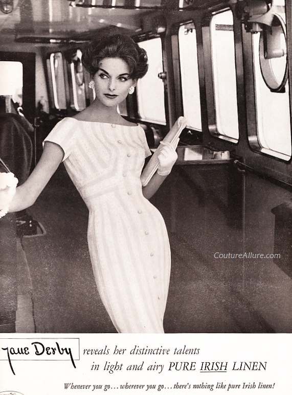 Couture Allure Vintage Fashion: Irish Linen Guild - 1958