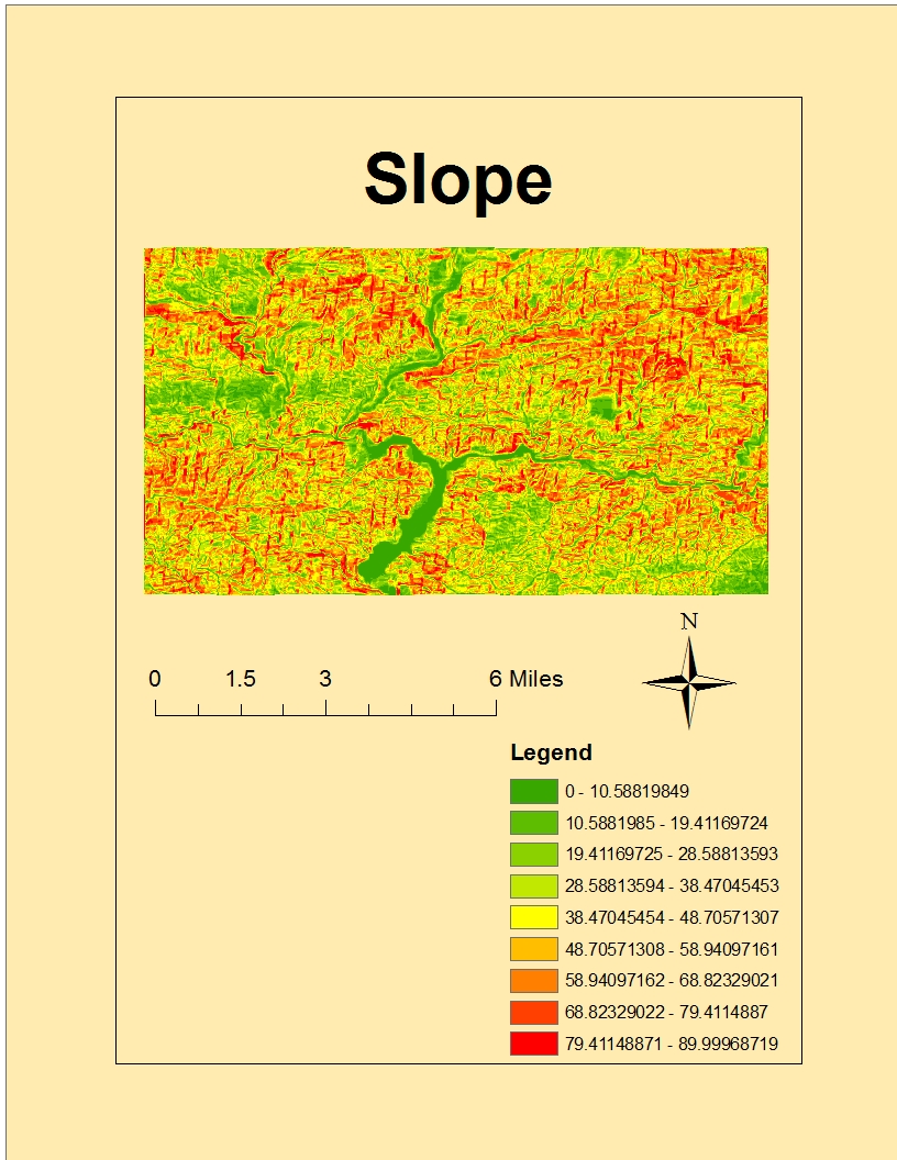 Geog7 Intro to GIS: Lab#6: DEMs in ArcGIS