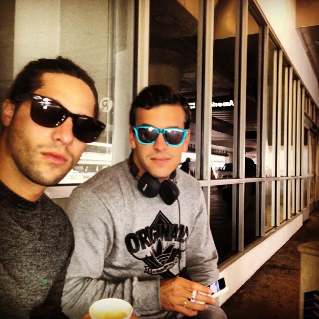 Mario Casas: Mario Casas y Michael Cardelle en Malibú