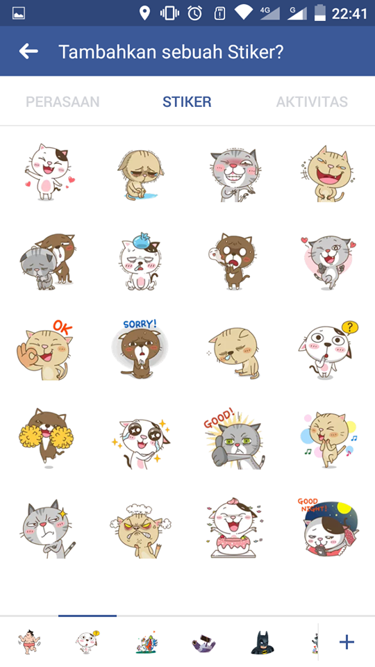 Cara Menambahkan Stiker Pada Status Facebook - Kisi Kisi UAS