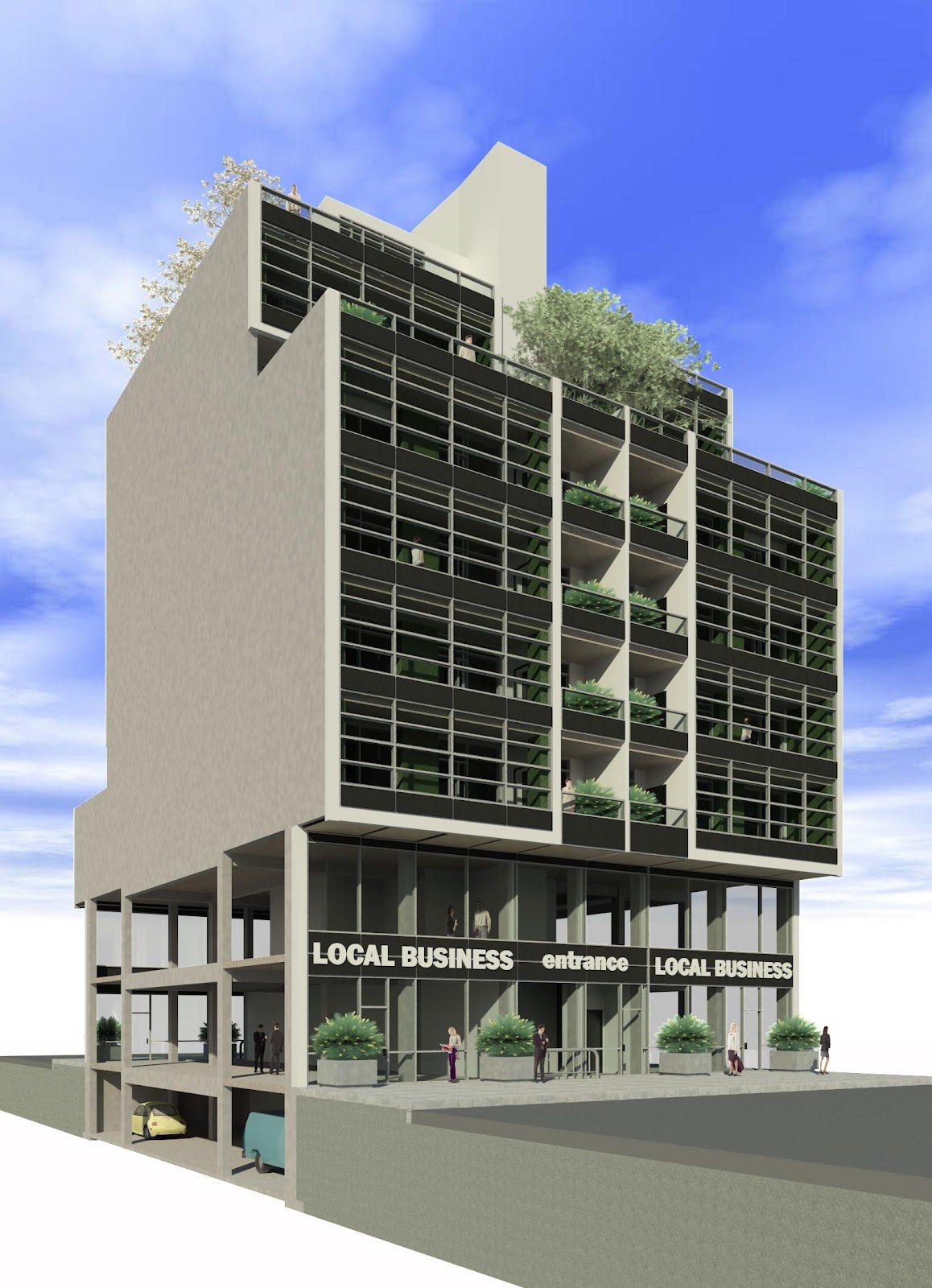 LOMELAND ARCHITECTURE: GREEN BLOCKS