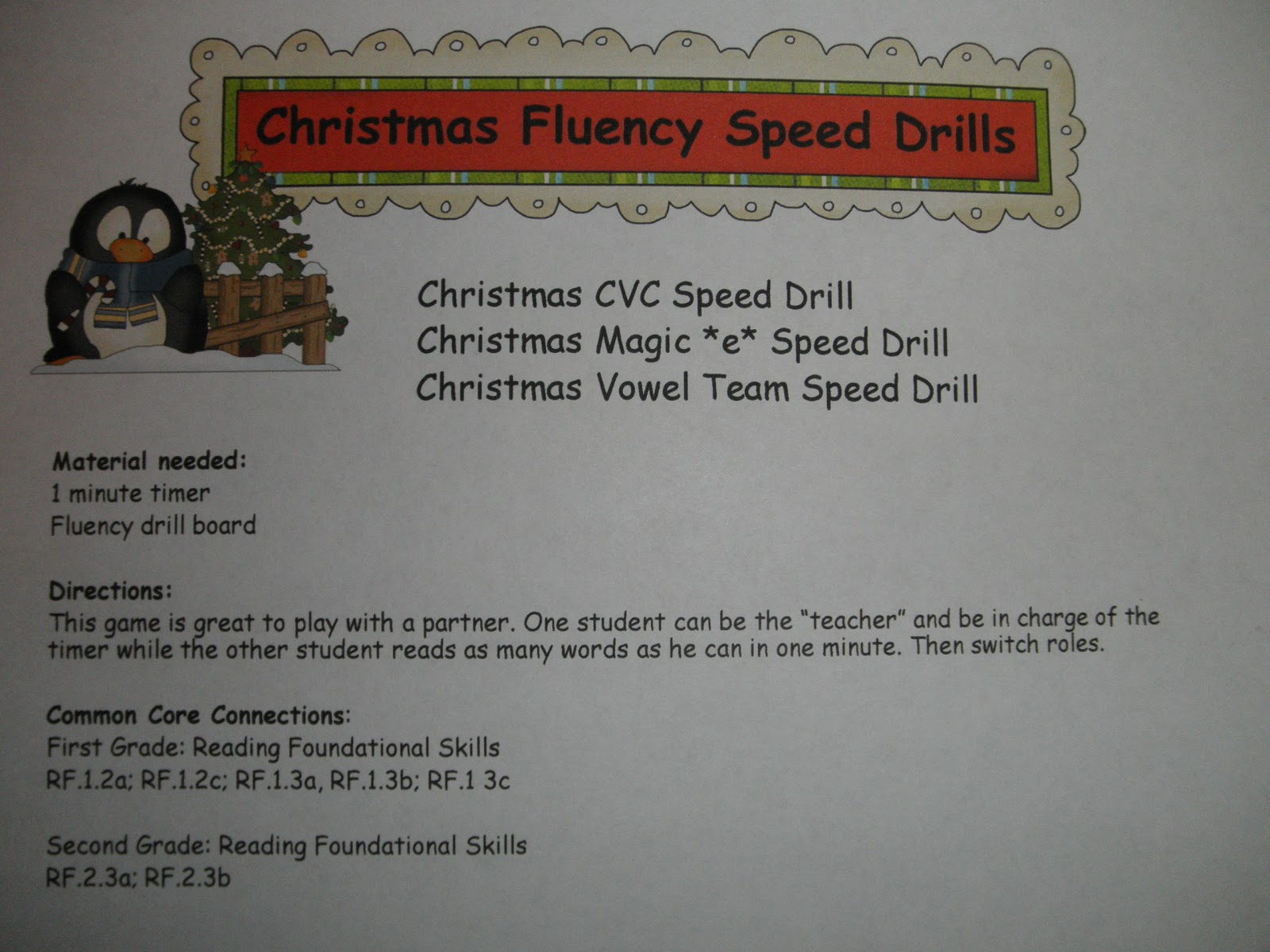 Vicky's Common Core Connections: Common Core Connections: Christmas ...