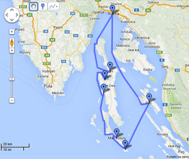 Fotoreportaže iz potovanj. Svet kot ga vidim.: Hrvaška. Križarjenje po ...