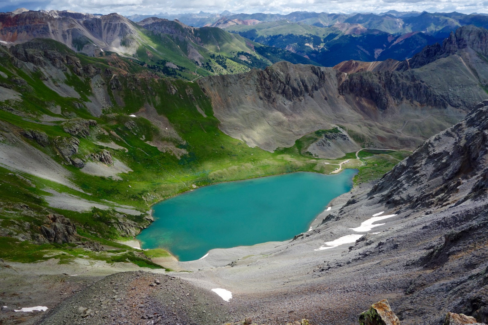 Earthline: The American West: V2 (Peak 13,309'), Ice Lake Basin Series