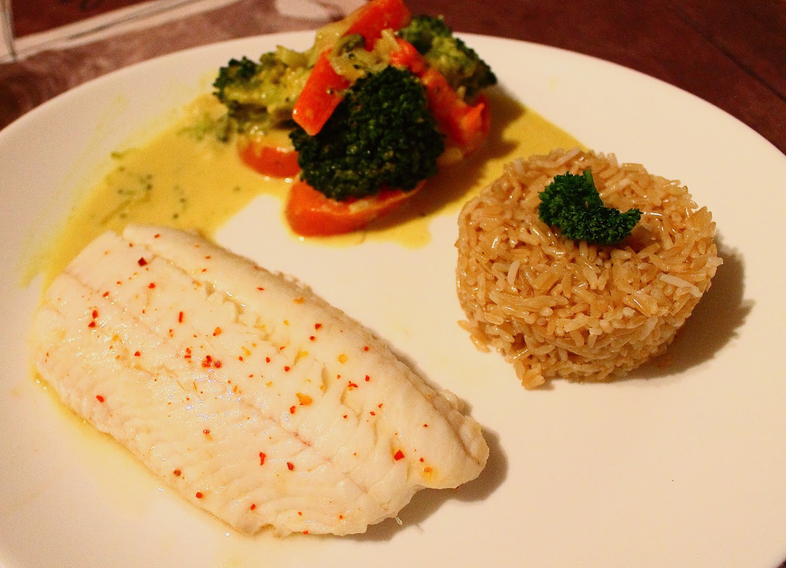 À vous de goûter: [Ce soir...] Filet de loup de mer, riz complet à l ...