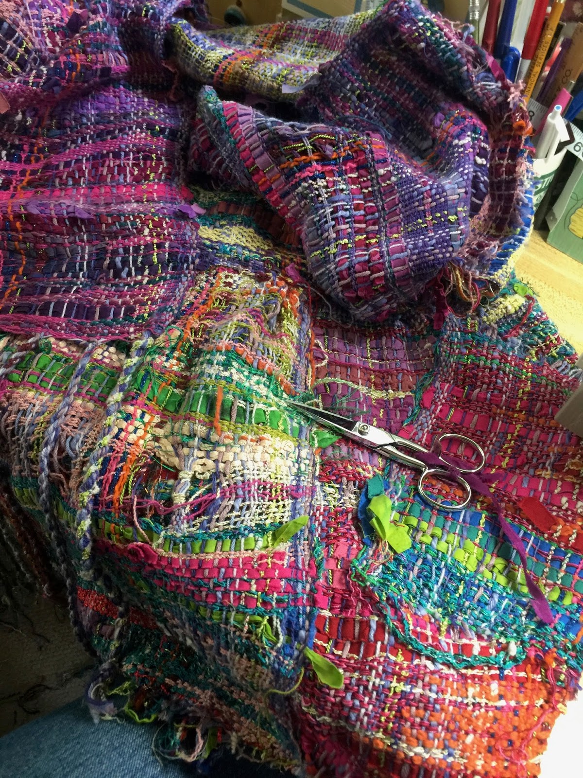 CENTERING WITH FIBER: Sewing some new Saori clothing designs