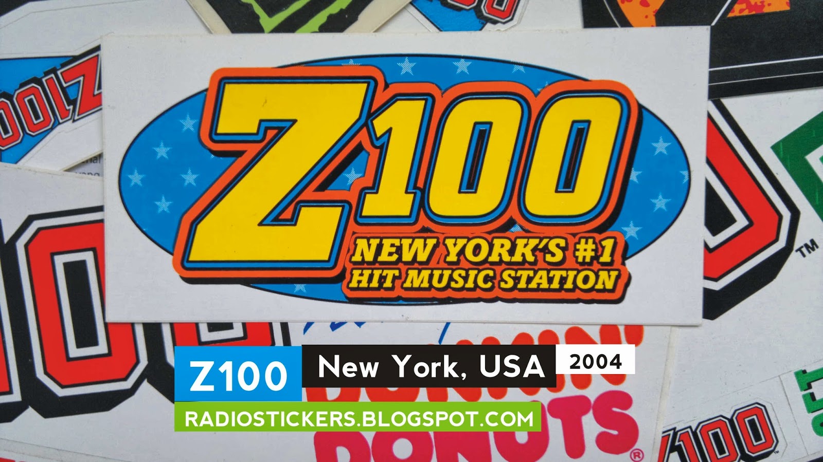 RADIO station stickers... and more!: Z100, New York (1983-2013)